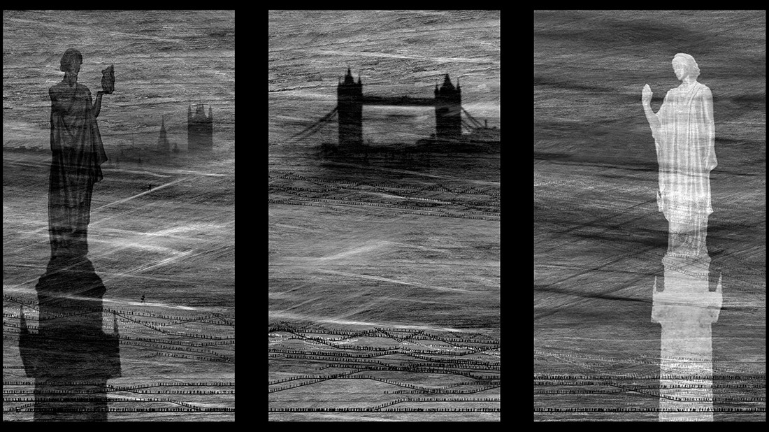 Michal Rovner's "Perspective" at Selfridges in London | Pace Gallery