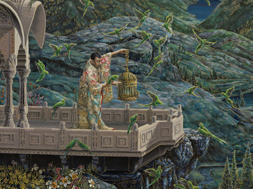 Raqib Shaw: Reflections Upon the Looking-Glass River | Pace Gallery