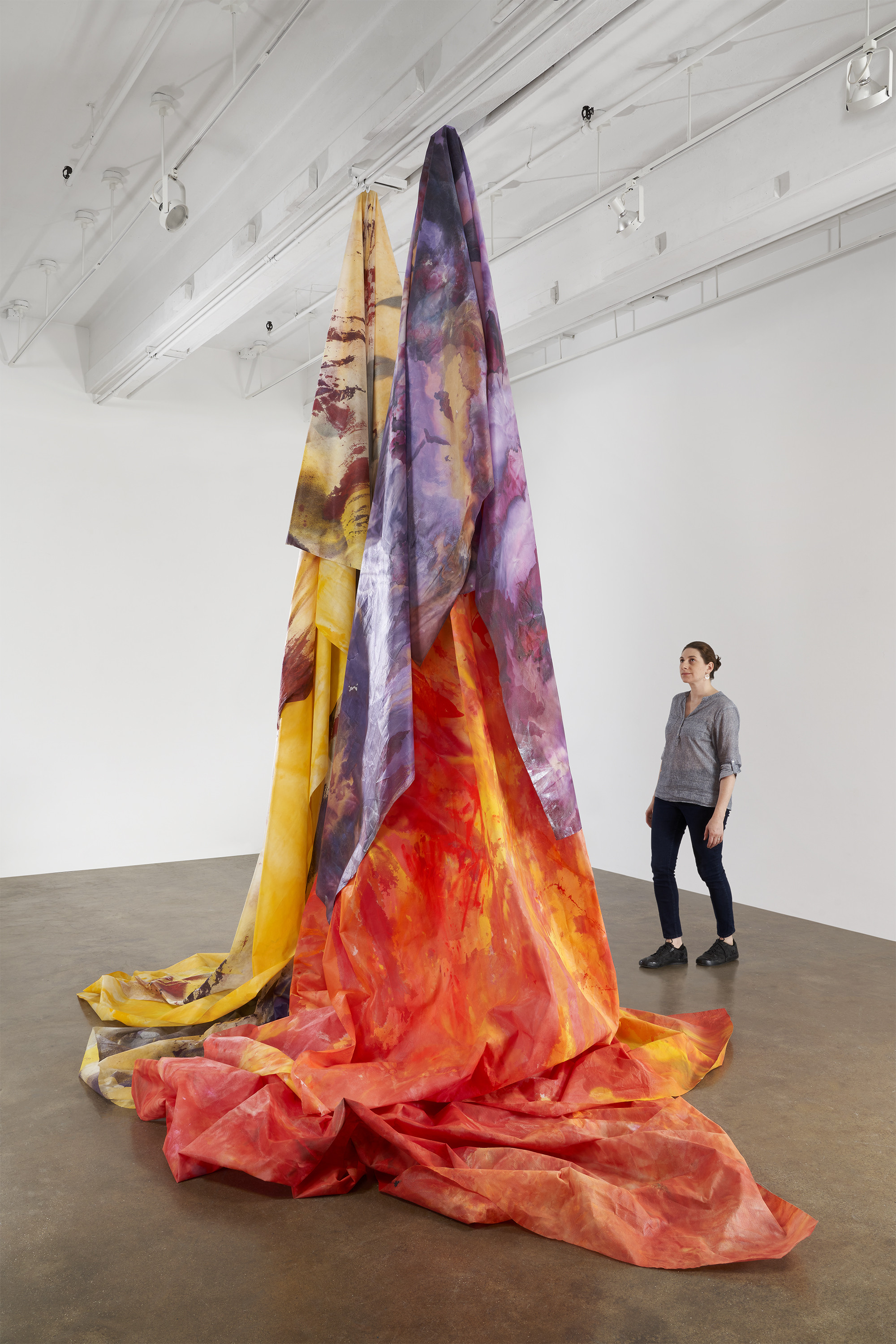 Off the Wall: Sam Gilliam, Untitled, 2018 | Pace Gallery