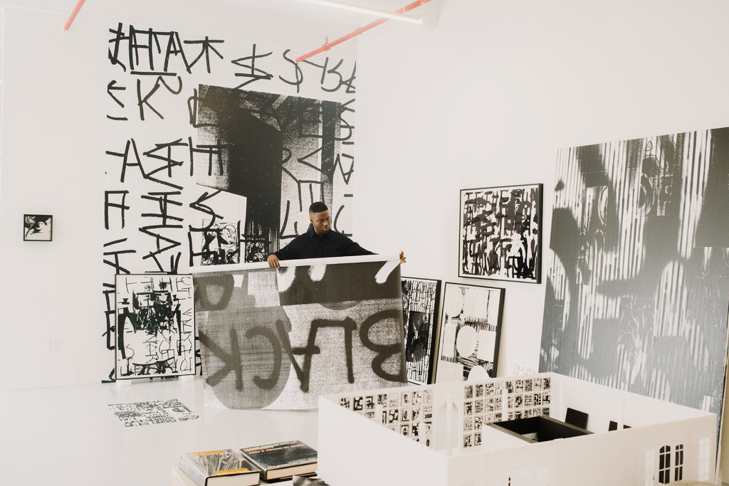 Adam Pendleton's "Black Dada Flag" in The New York Times | Pace Gallery